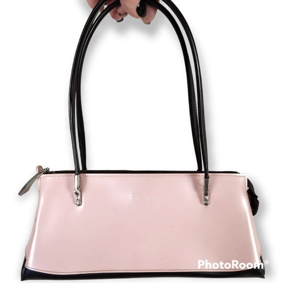 Beijo | Bags | Beijo London Paris New York Pink And Black Patent ...